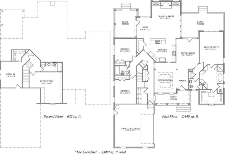 Glendale Home Plan | 3080 Sq. Ft. | Charter Building Group