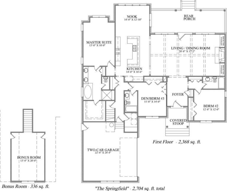 Springfield Home Plan | 2704 Sq. Ft. | Charter Building Group