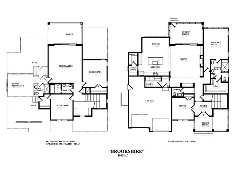 Brookshire Home Plan | 2,943 Sq. Ft. | Charter Building Group